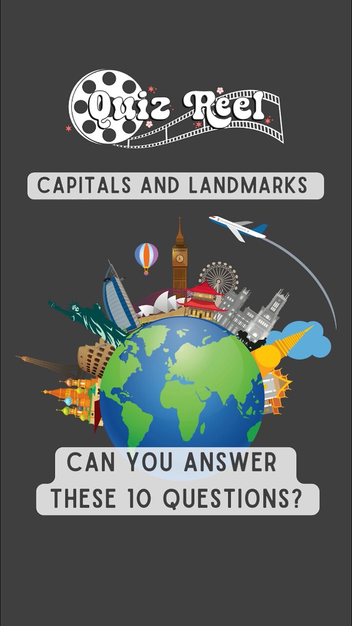 General Knowledge Quiz: Capitals & Famous Landmarks | Fun Geography ...