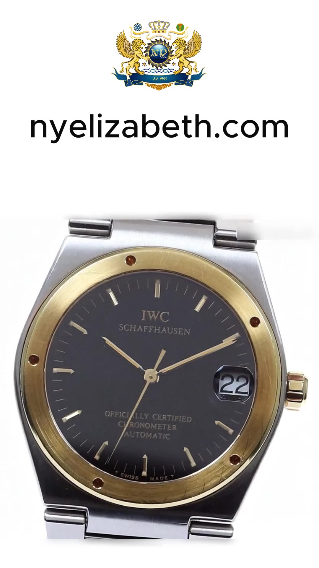 IWC Ingenieur Date – Precision in Stainless Steel with Black Dial