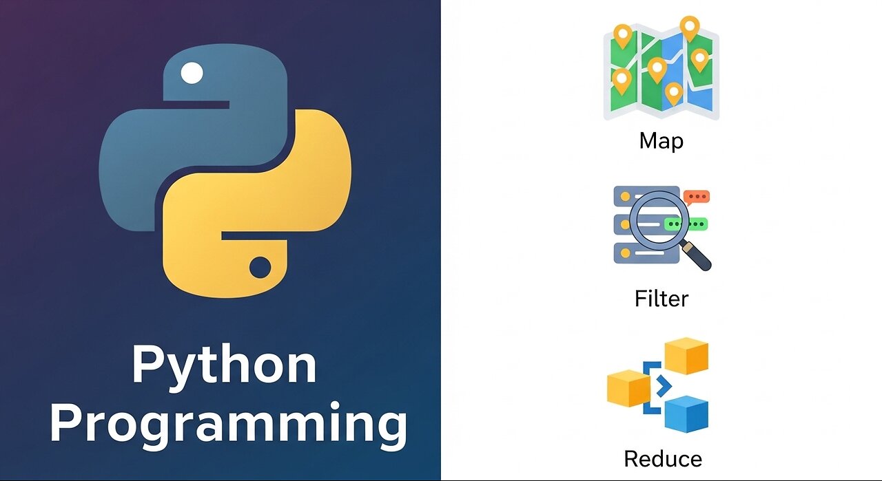Python Programming - Map, Filter & Reduce Functions | #python #pythonprogramming #coding #program