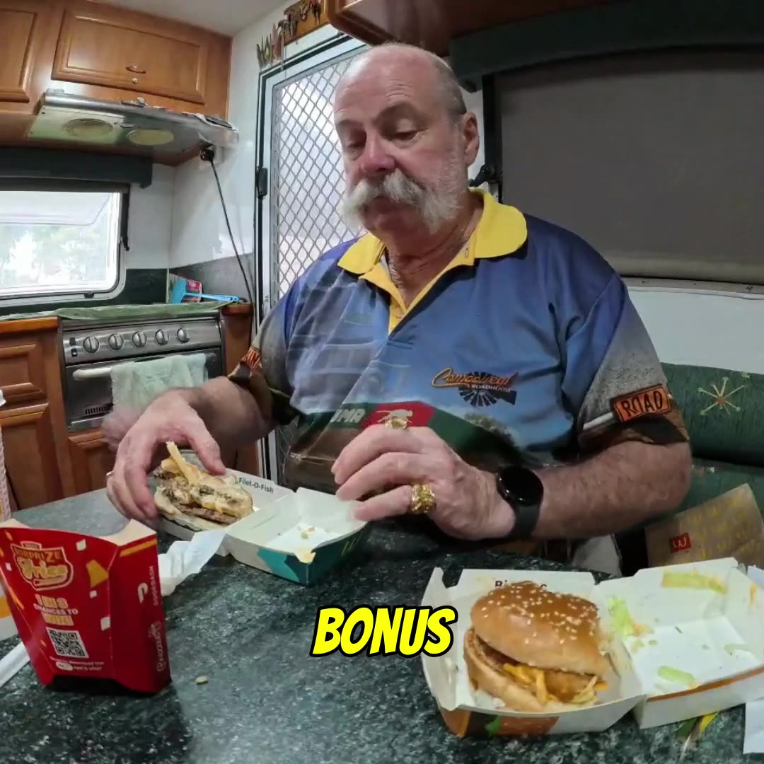 McDonald's Mythical Burgers! Grand Mariner Surf & Turf Taste Test 🇦🇺 🐟🍔