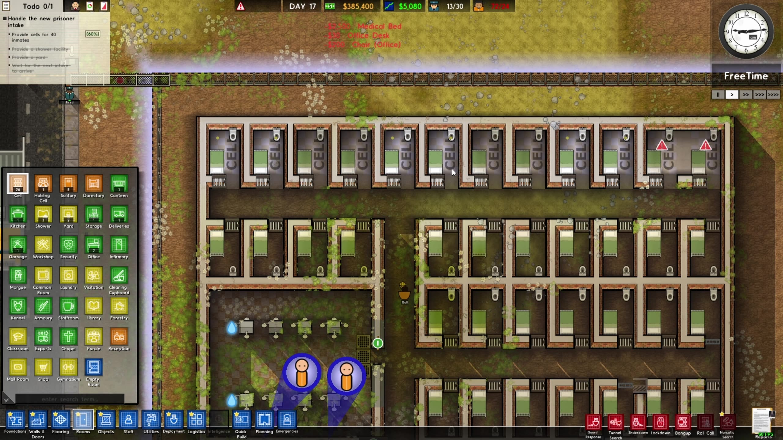 Prison Architect│How to Create a CELL ( Can't Apply CELL ROOM ...