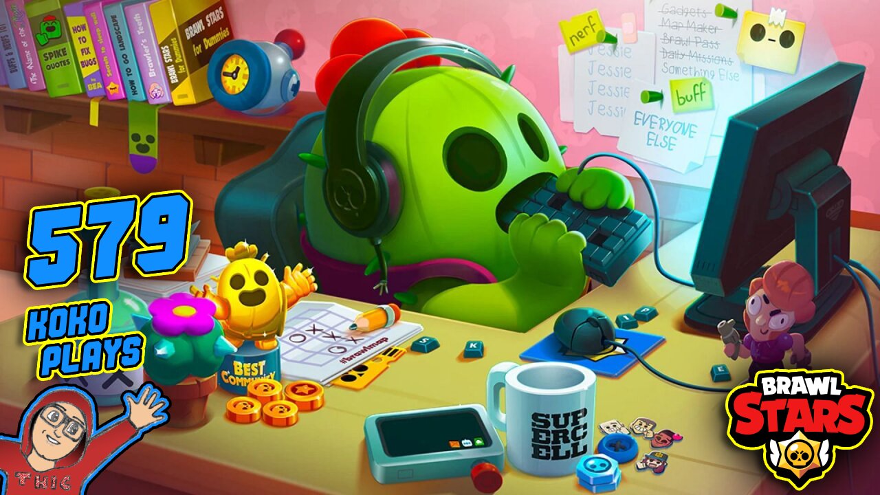 Brawl Stars LIVE Gameplay 579: Trophy Grind