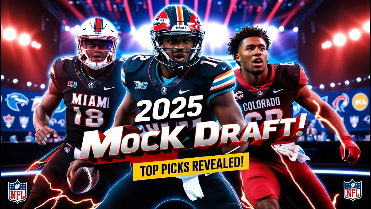 2025 NFL Mock Draft: Top 7 Picks REVEALED! | Shedeur Sand...