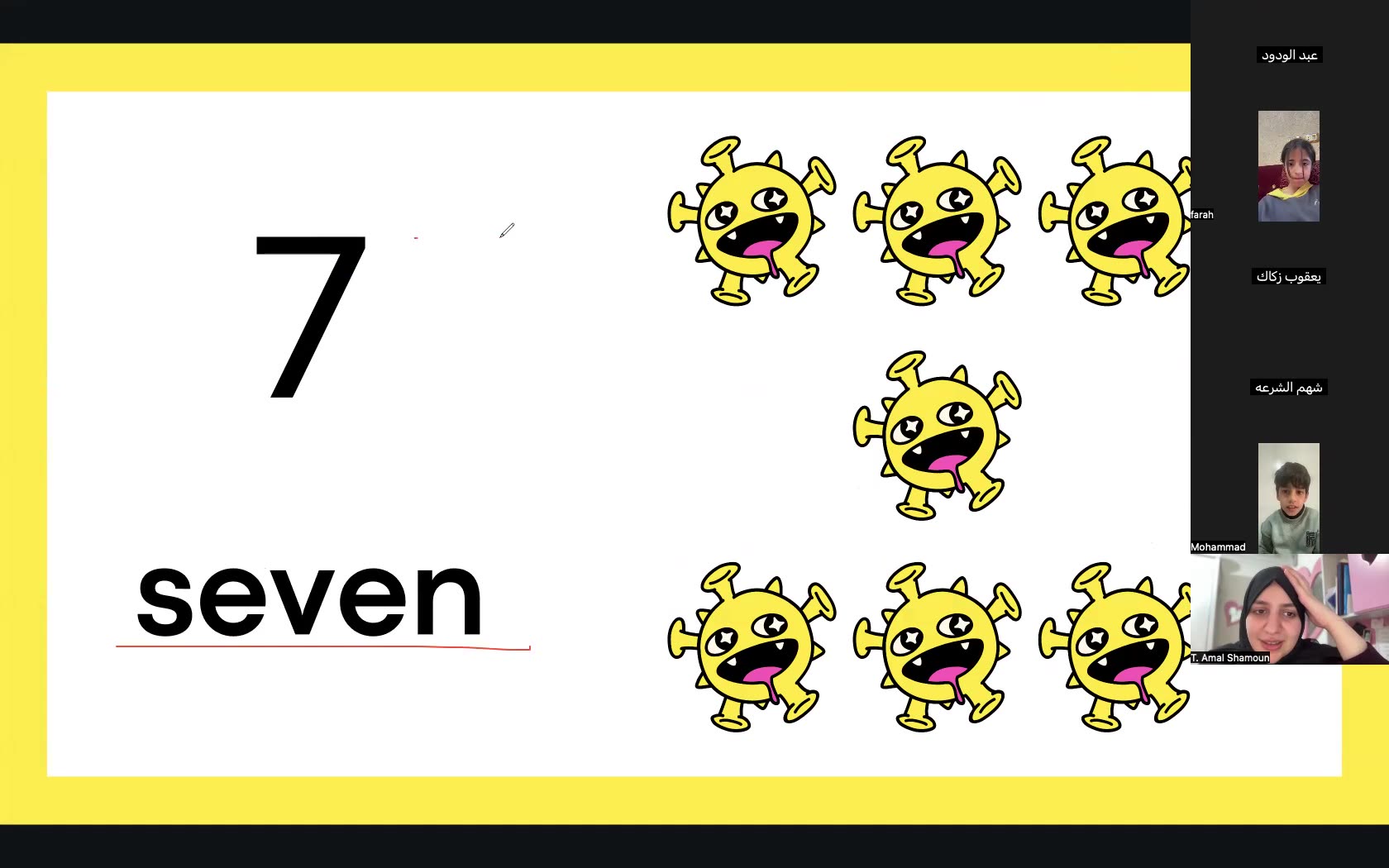 The numbers 1-20 Class (5)