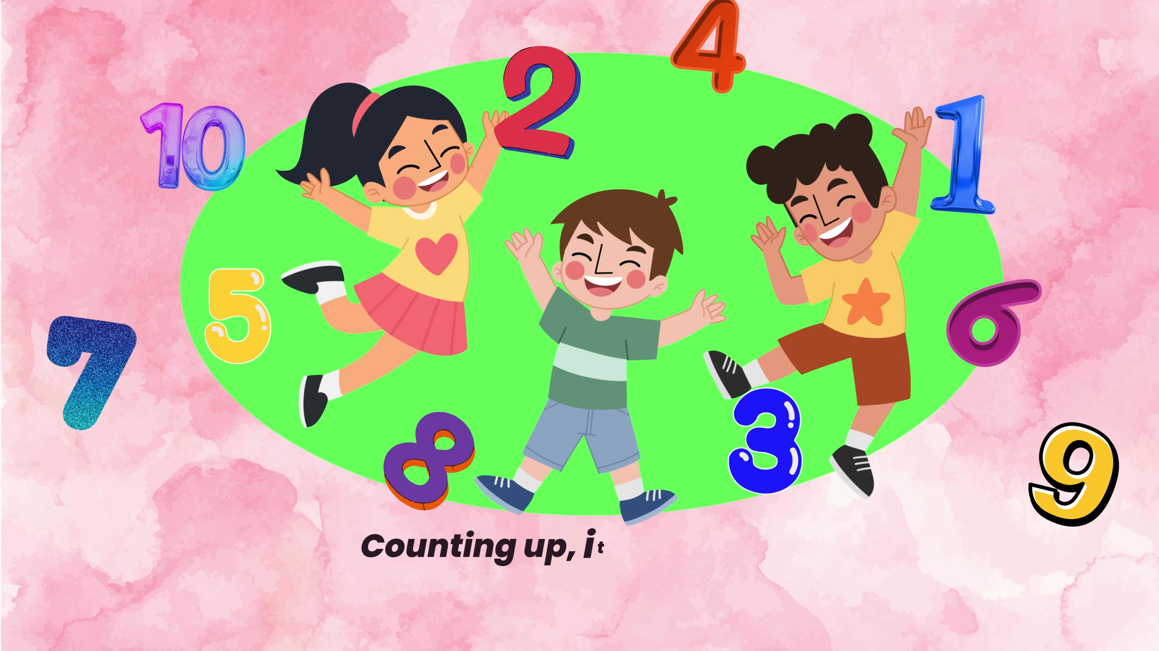 Counting numbers 1 to 20