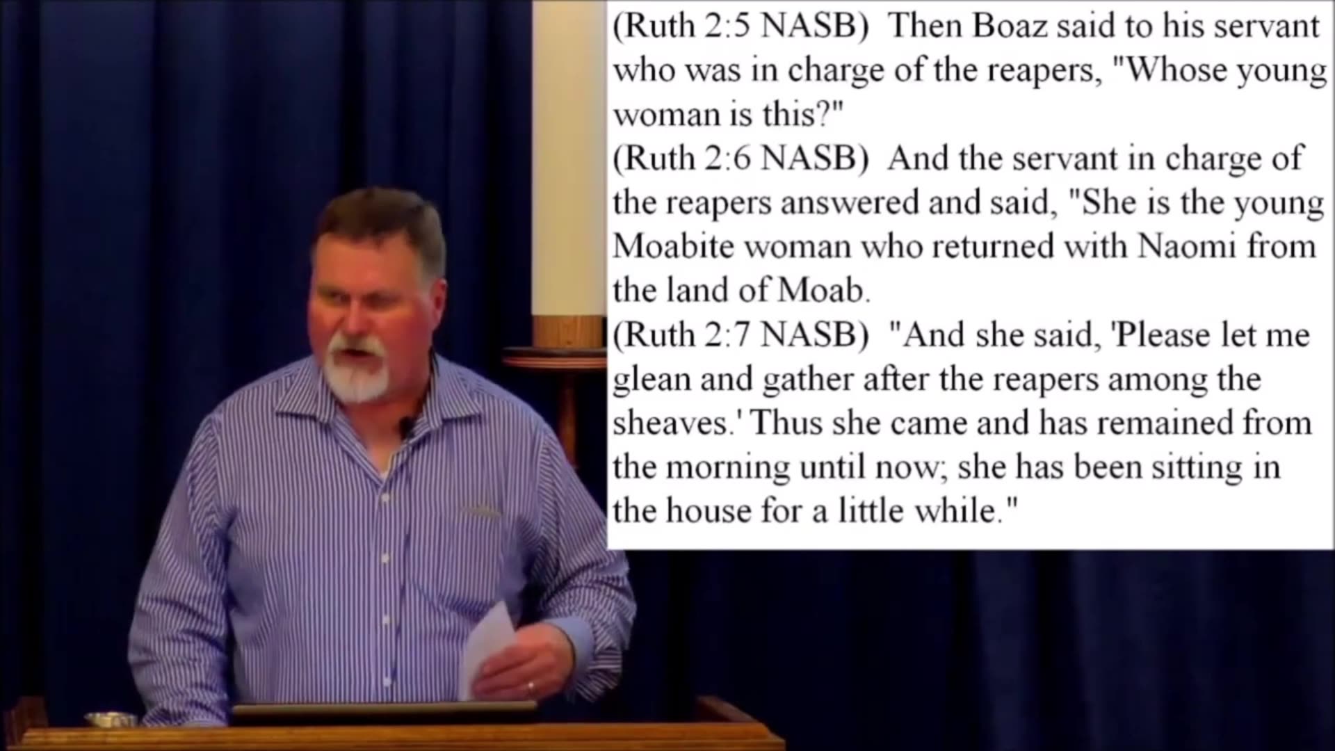 Ruth 2 "happened" to go into that field that King David was born ...