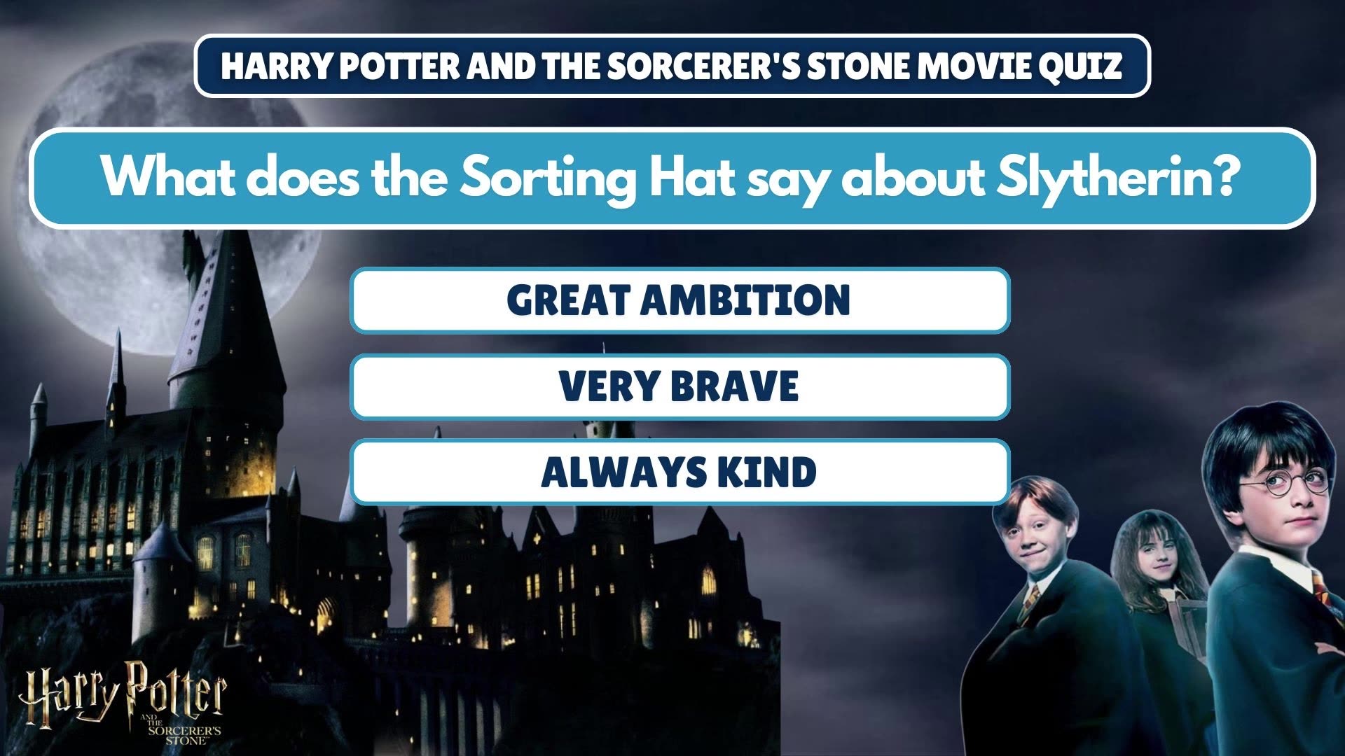 Harry Potter Movie Quiz | Harry Potter Sorcerer’s Stone Movie True Fans ...