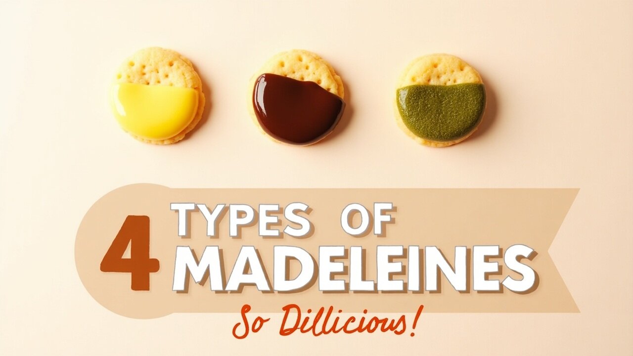 4 Types of Madeleines | Classic French Treats in 4 Delicious Flavors