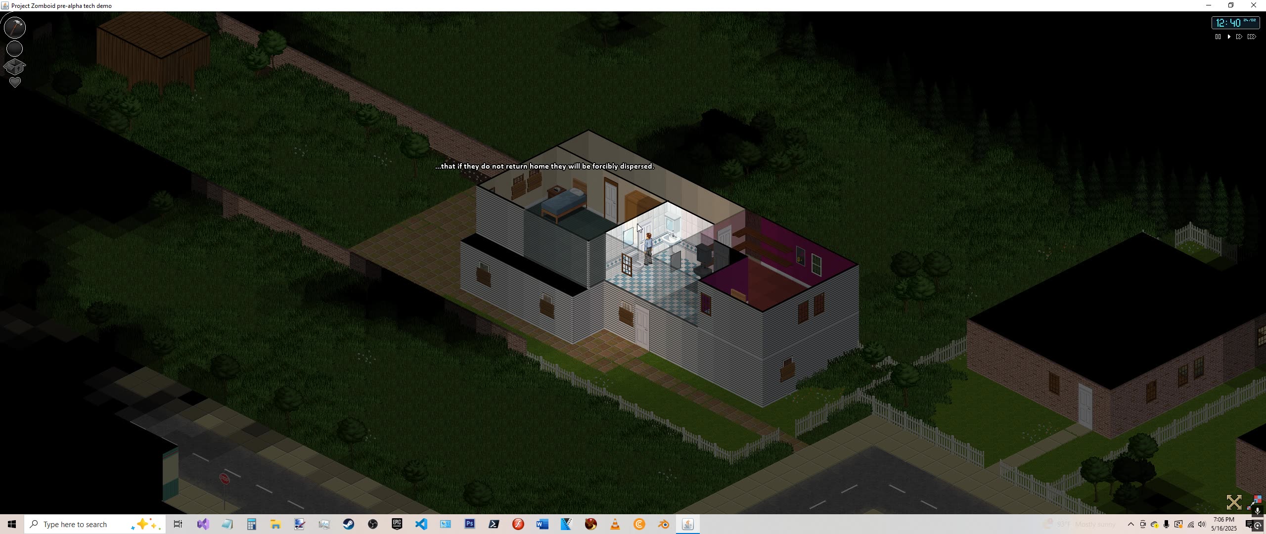 Project Zomboid Pre Alpha Tech Demo Pt. 3 FINAL
