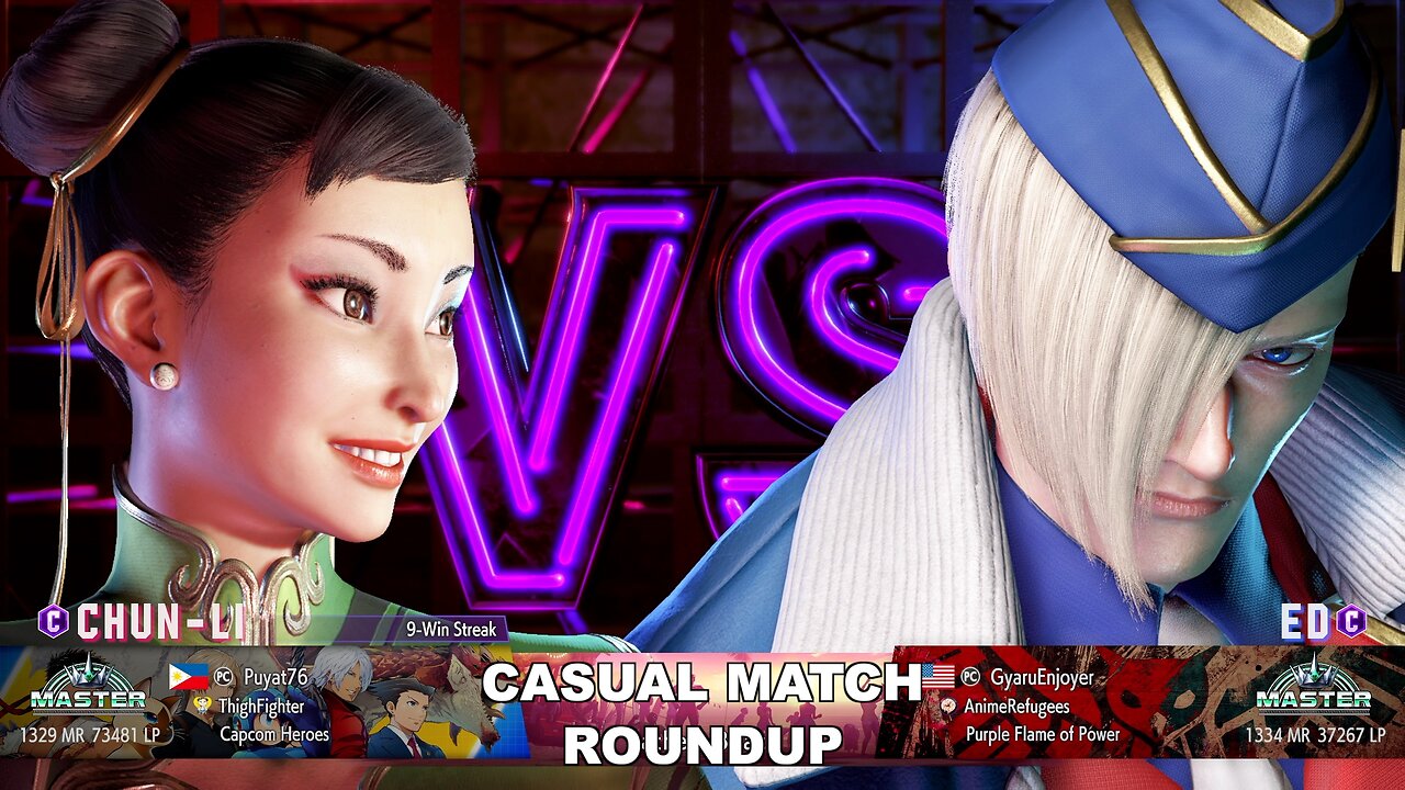 Kuya Kalbo SF6 Casual Match Roundup. Chun Li Master Rank [Hori Fight Stick]
