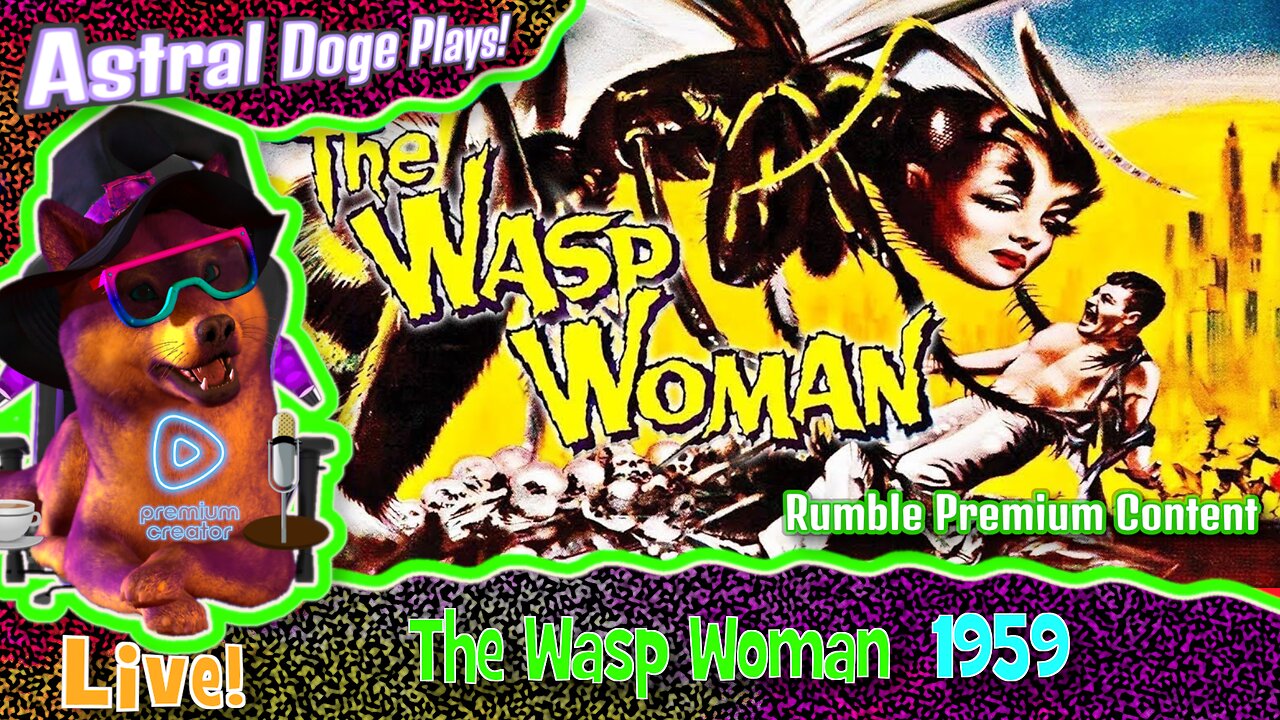 The Wasp Woman (1959) ~RUMBLE PREMIUM!~ Monday Movie Night