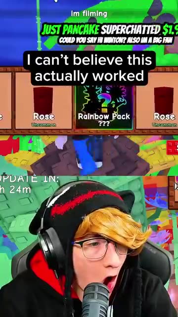 Kreekcraft Gets Rainbow Sunflower In Grow A Garden