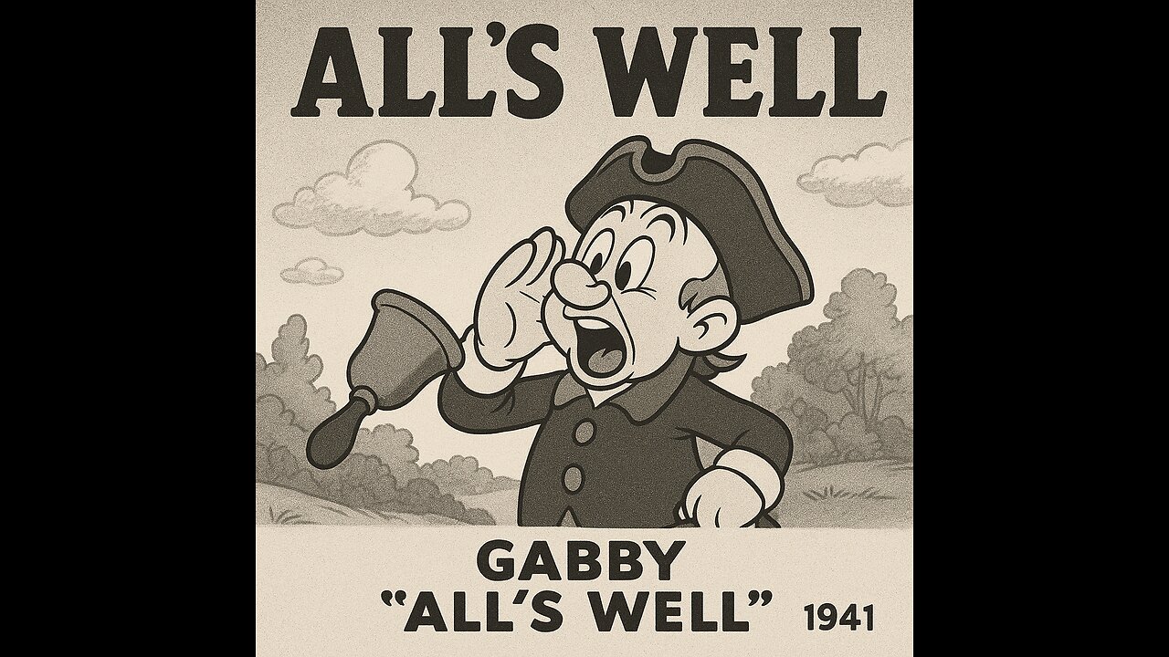 Gabby in “All’s Well” (1941) – Classic Cartoon Chaos!