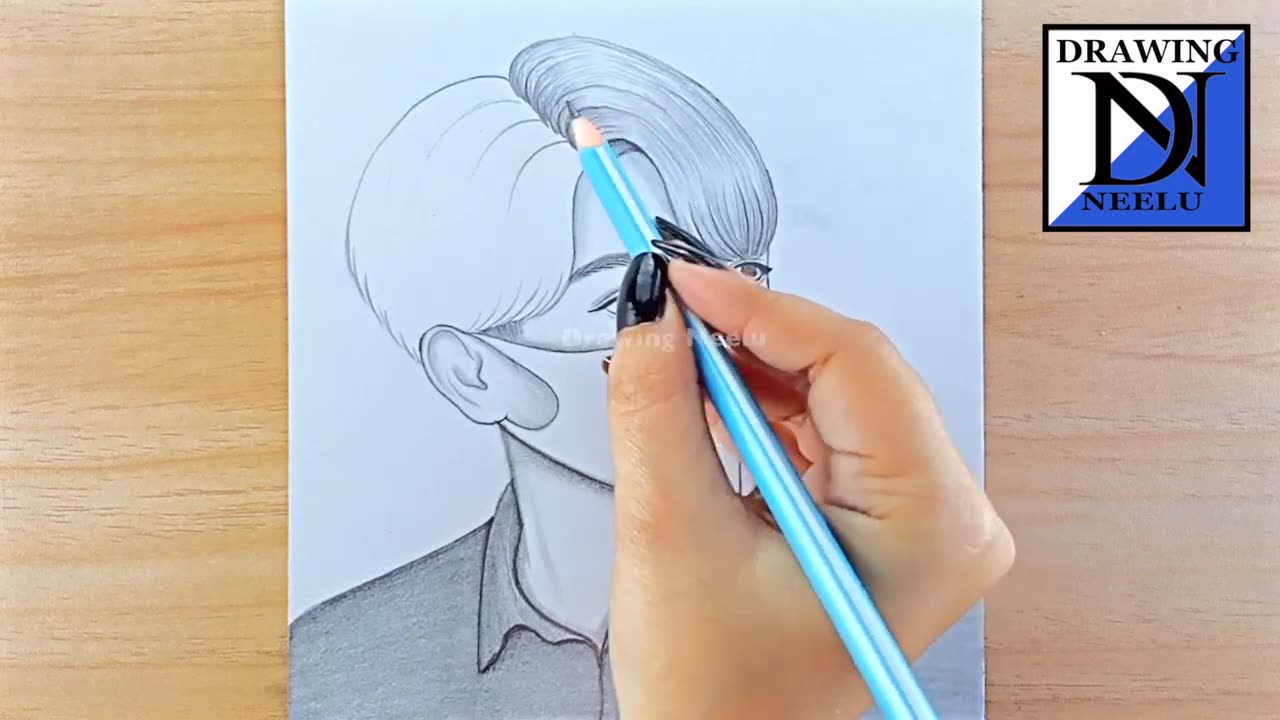How to draw a Handsome Boy with Mask || Pencil sketch for beginner || Boy Drawing || Drawing