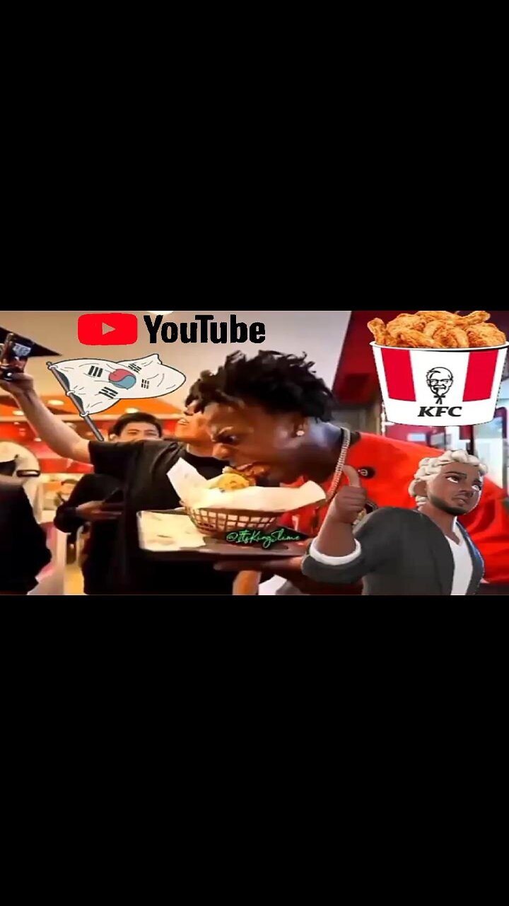 IShowSpeed Goes Crazy Over KFC Fried Chicken In South Korea