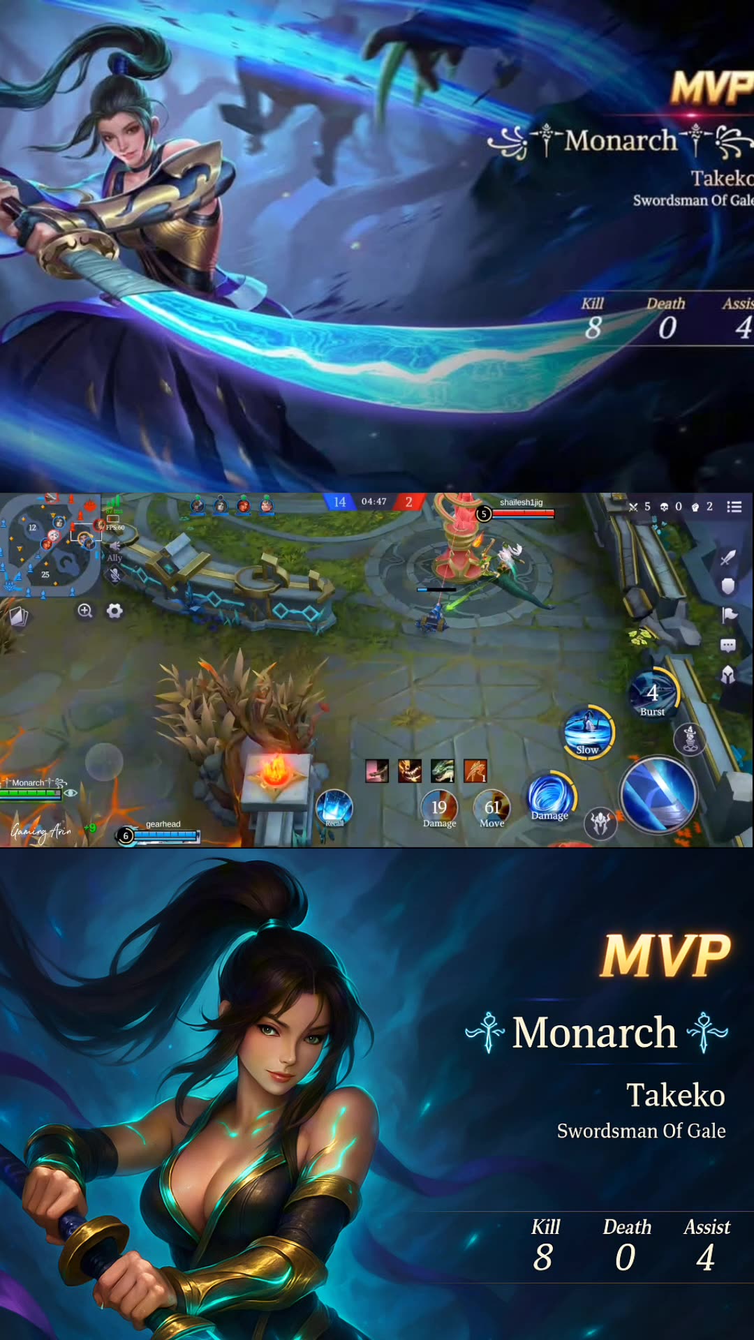 Takeko Gameplay Legend of Ace