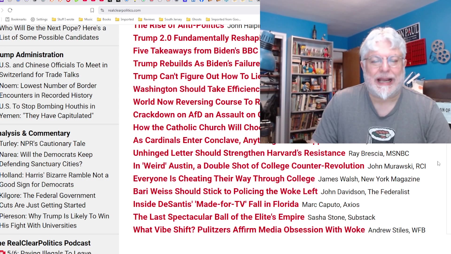 Rumble/Odysee/Bitchute Exclusive Hot Take News Blast! May 7th 2025