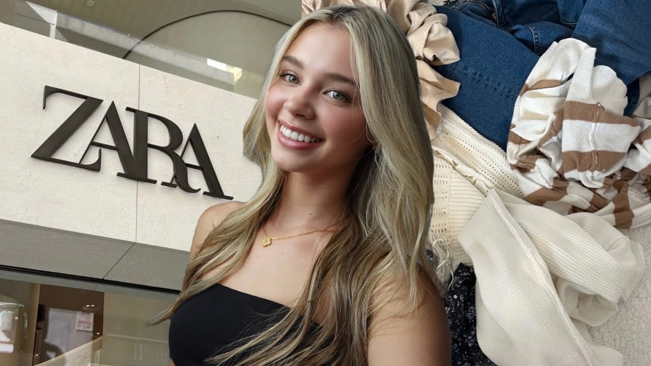 Angels Zara Try-On Haul 4K HD