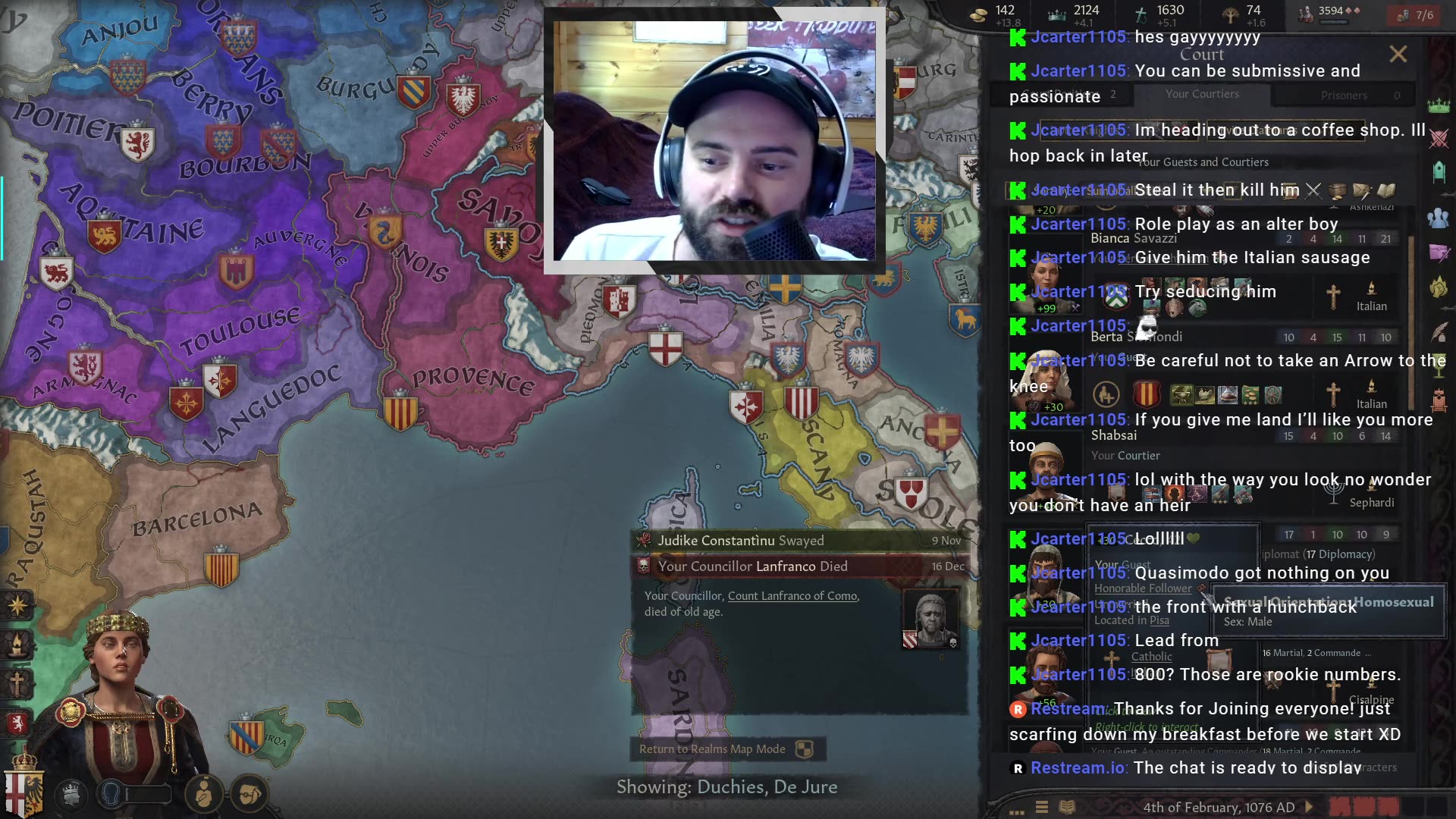 Cousins in Chains: Matilda's Dynasty, the Pope''s Sword, and the 50 House Member Gambit