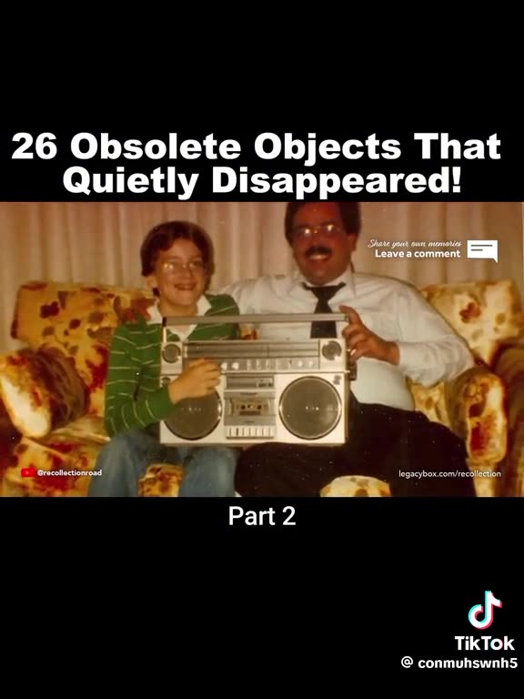 26 Obsolete Objects That Quietly Disappeared! Pt2