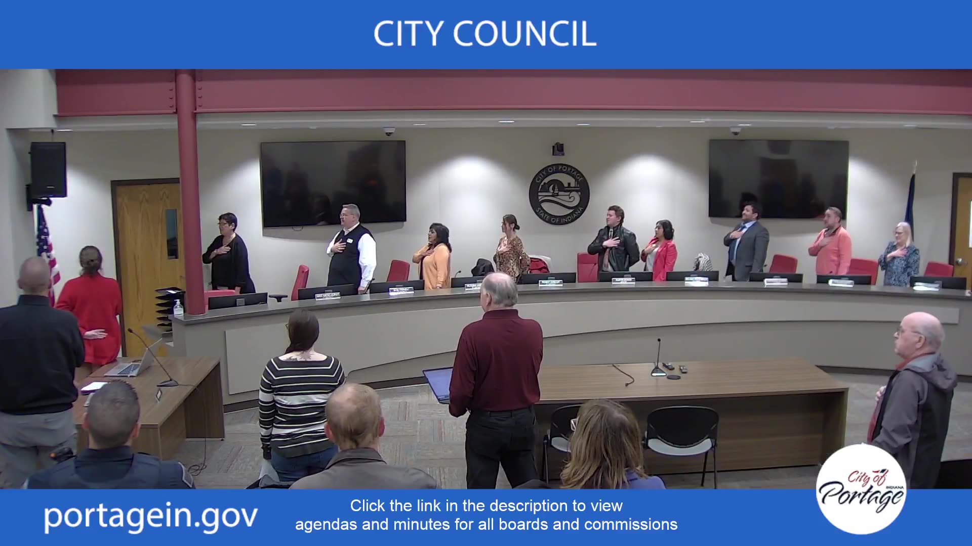 Portage Indiana City Hall - 4/1/2025