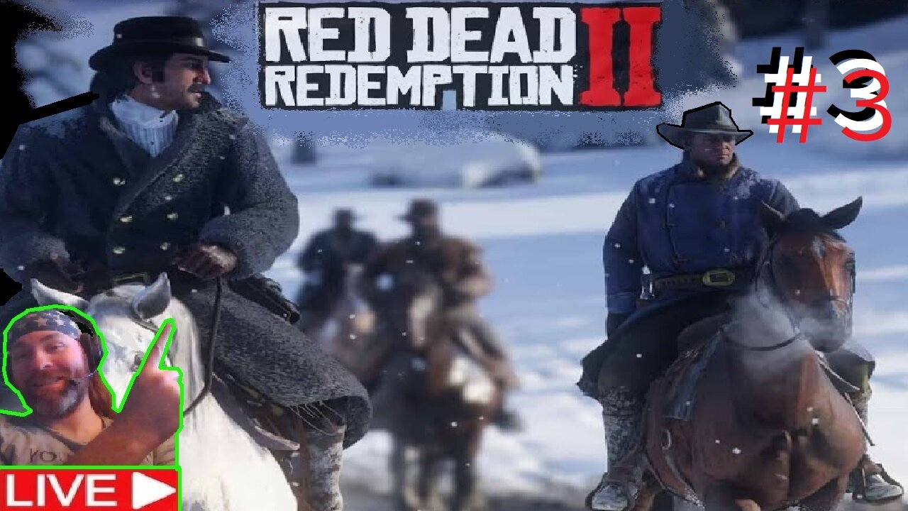 Red Dead Redemption II part #3 story-mode playthrough (livestream)