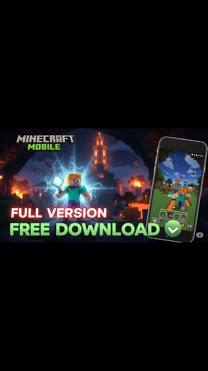 Minecraft Mobile - Full Version Unlocked and Free to Download!
