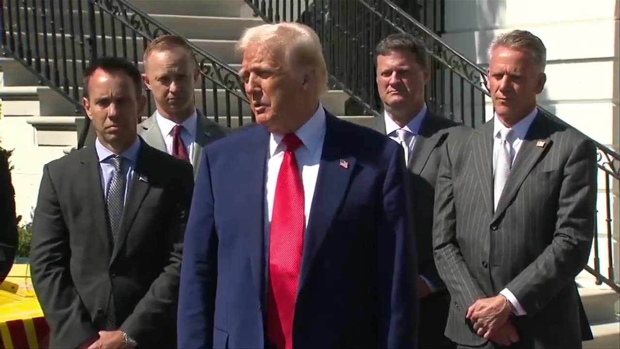 President Trump: "Be cool!"