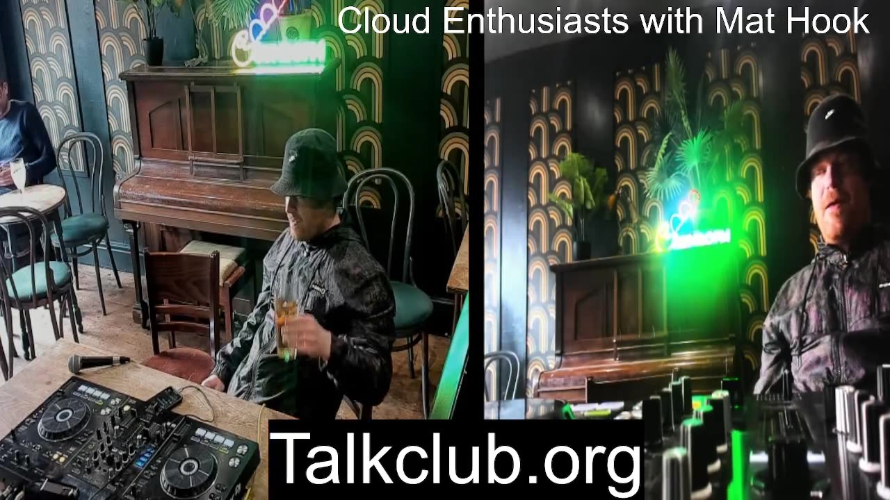 Matt Hook "Cloud Enthusiasts" till 8pm >>>> live at the Glass Frog 363 ...