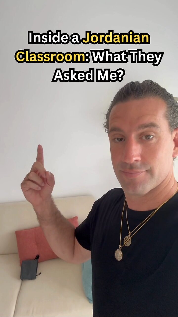 Inside a Jordinian Classroom, What They Asked Me?