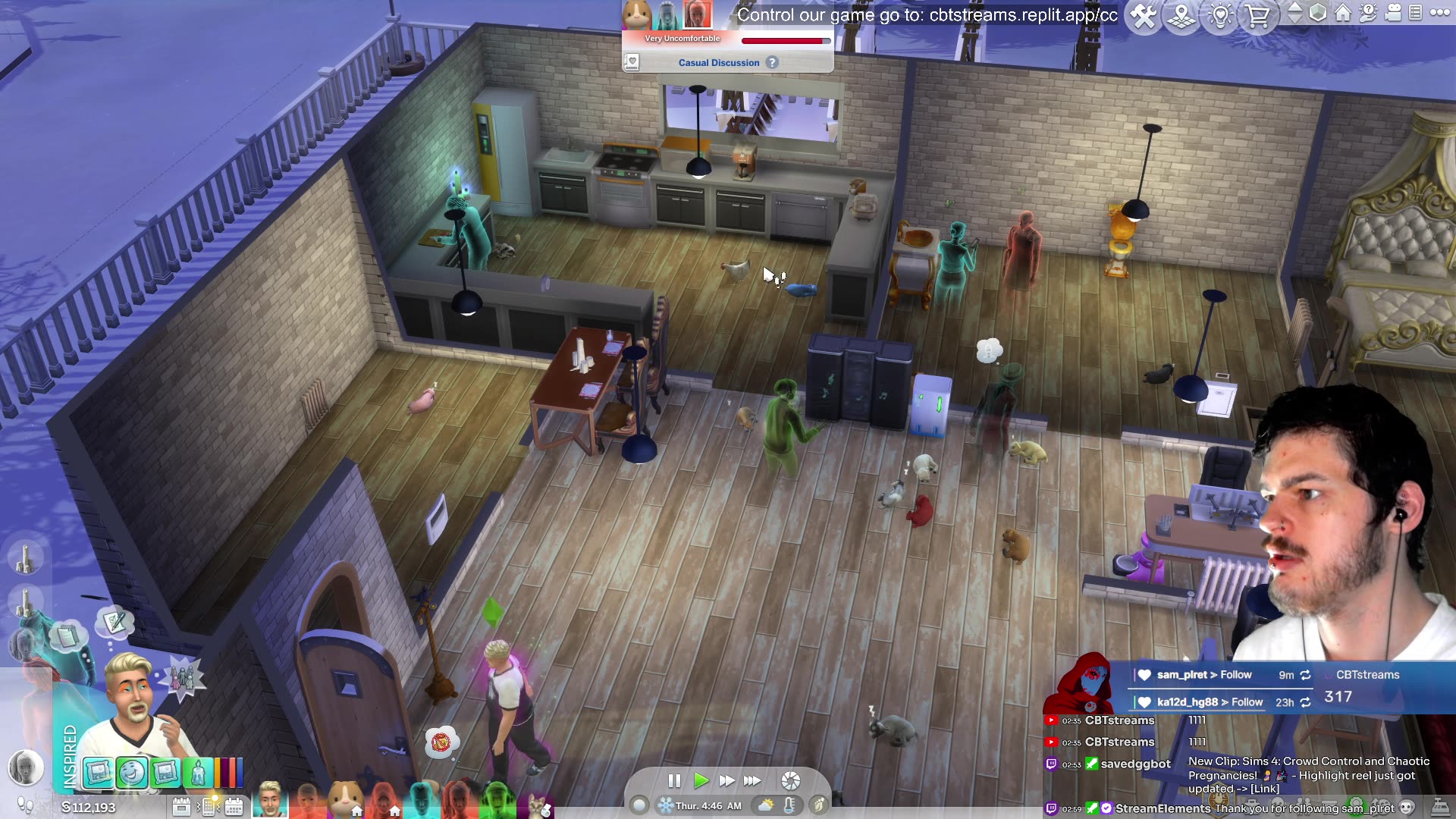 SIMS 4 🏡 ALL DLC 🎮 Crowd Control ON ⚠ Most of the house are Dead ☠ and ...