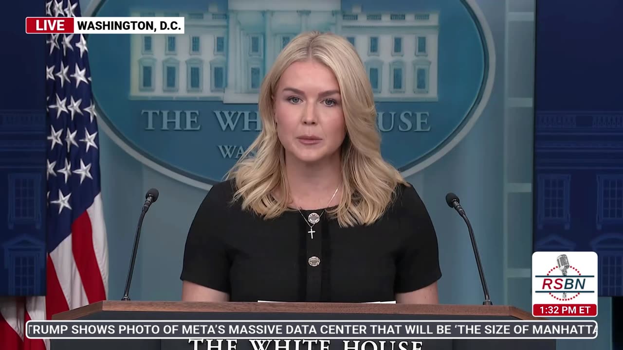 WATCH: White House Press Secretary Karoline Leavitt Holds a Press Briefing - 8/28/25