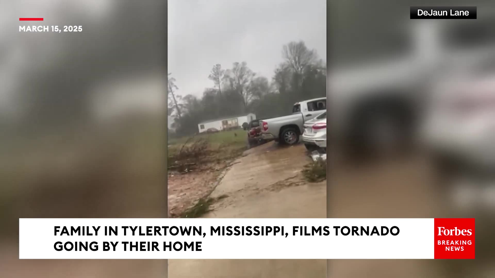 Shocking Video Mississippi Family Films Tornado Tearing Past Their Home