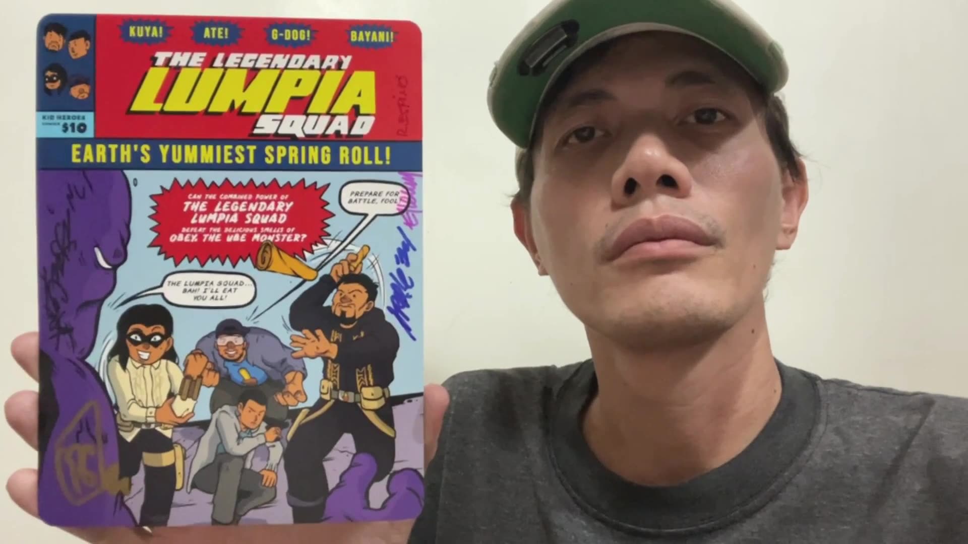 The Legendary Lumpia Squad Postcard Sign By Artist and Director