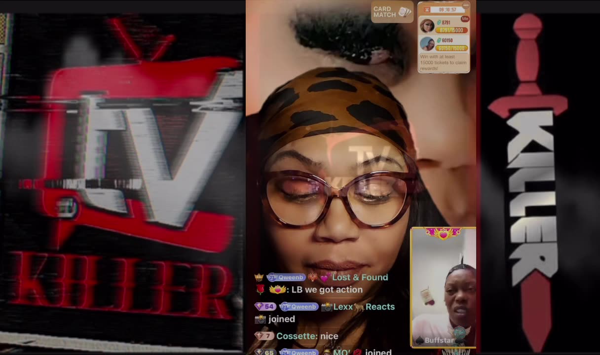 BUFFY JOINS LADY BEE LIVE TOO SHOW OFF HER NEW TEETH 🦷
