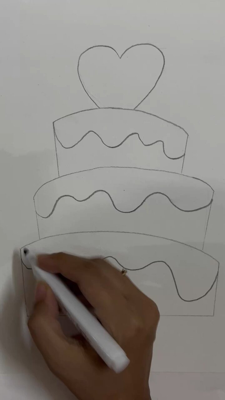 Cake drawing🎂🥮🧁