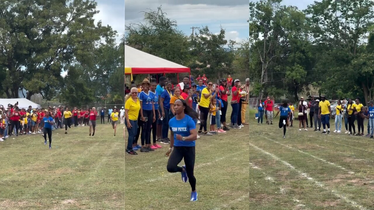 8x Olympic Medalist Shelly-Ann Destroys Parents in Race at Son's Sports Day