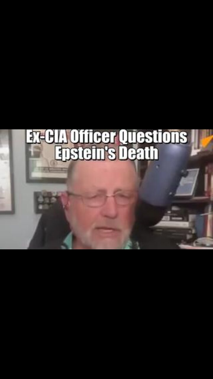 EX CIA Officer Questions Epsteins Death