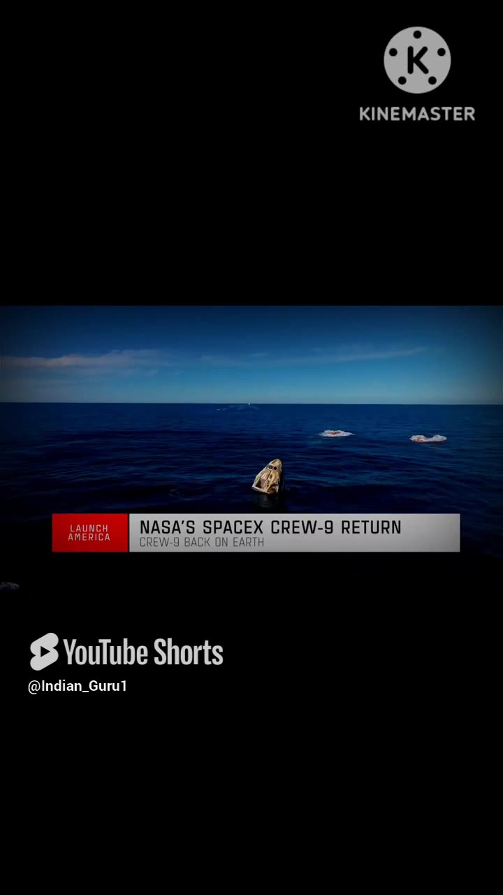 Stranded in Space for Nine Months: NASA Astronauts Finally Return to Earth #sunitawilliams