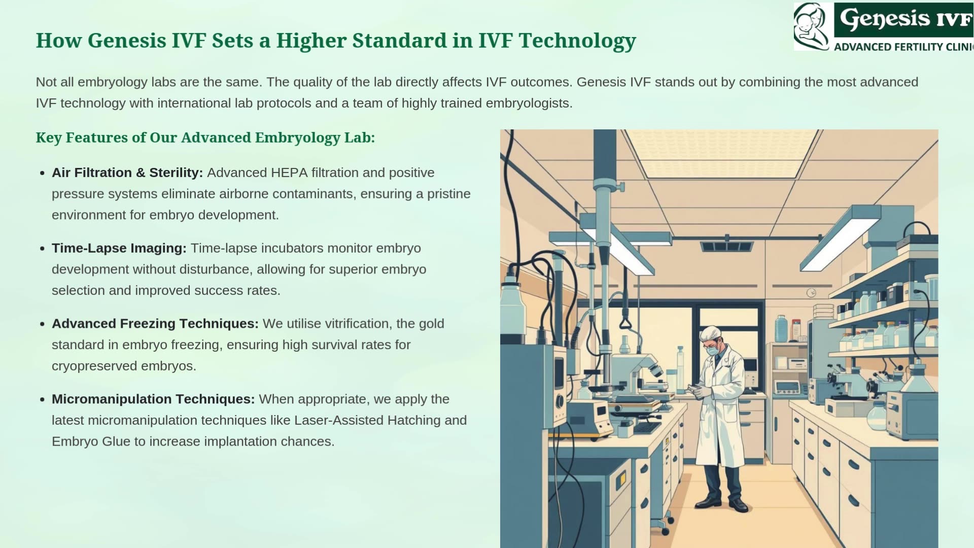 Behind the Glass: Inside Genesis IVF’s Embryology Lab