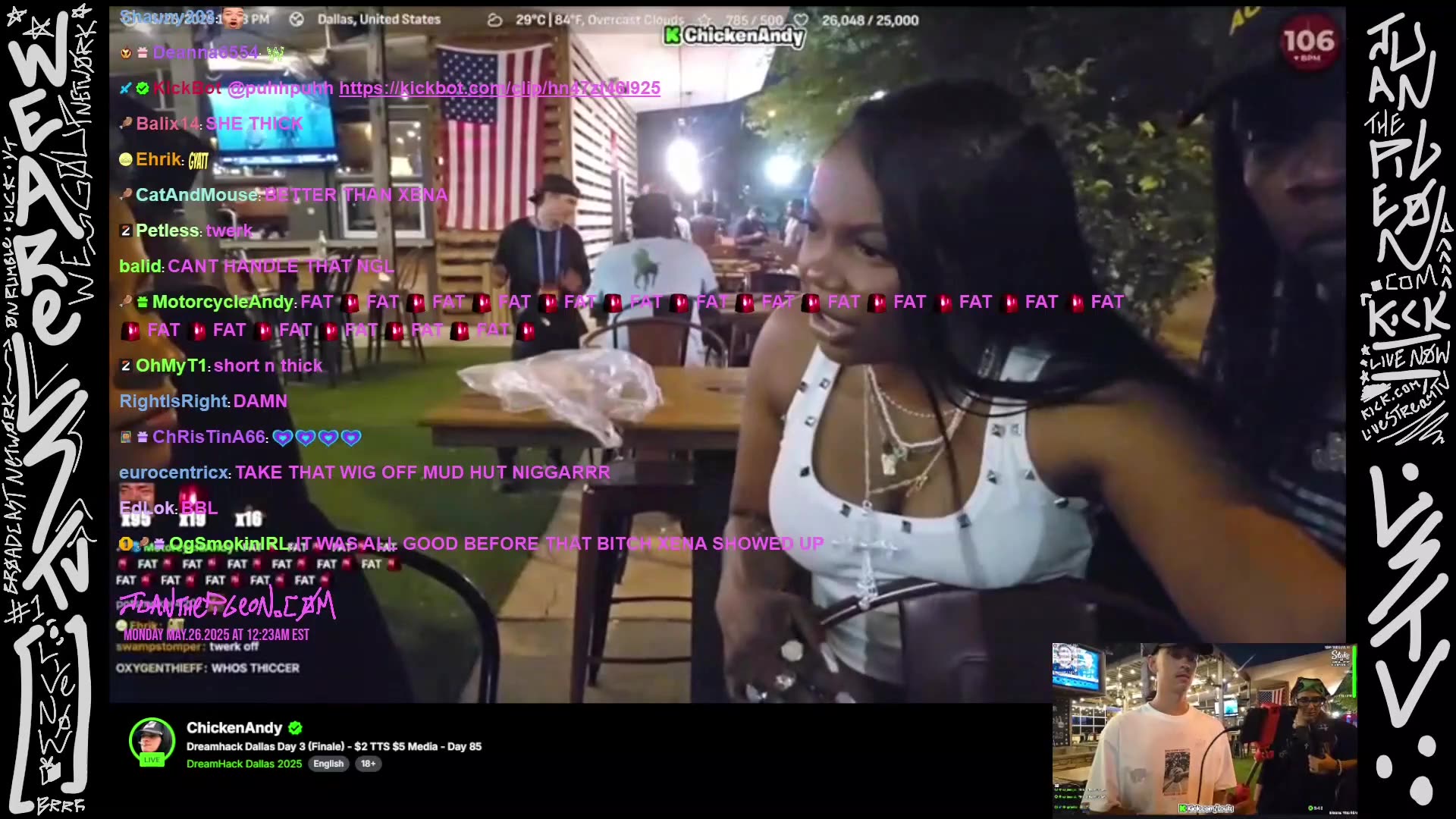 LIVE STREAMER CHICKEN ANDY MEETS ASIAKYREE