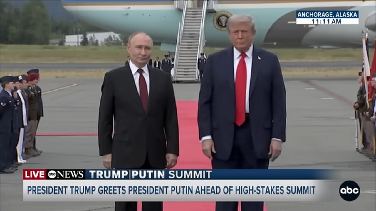 President Trump, Putin begin high-stakes summit in Alaska