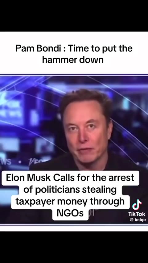 Elon time to drop the Hammer Bondi