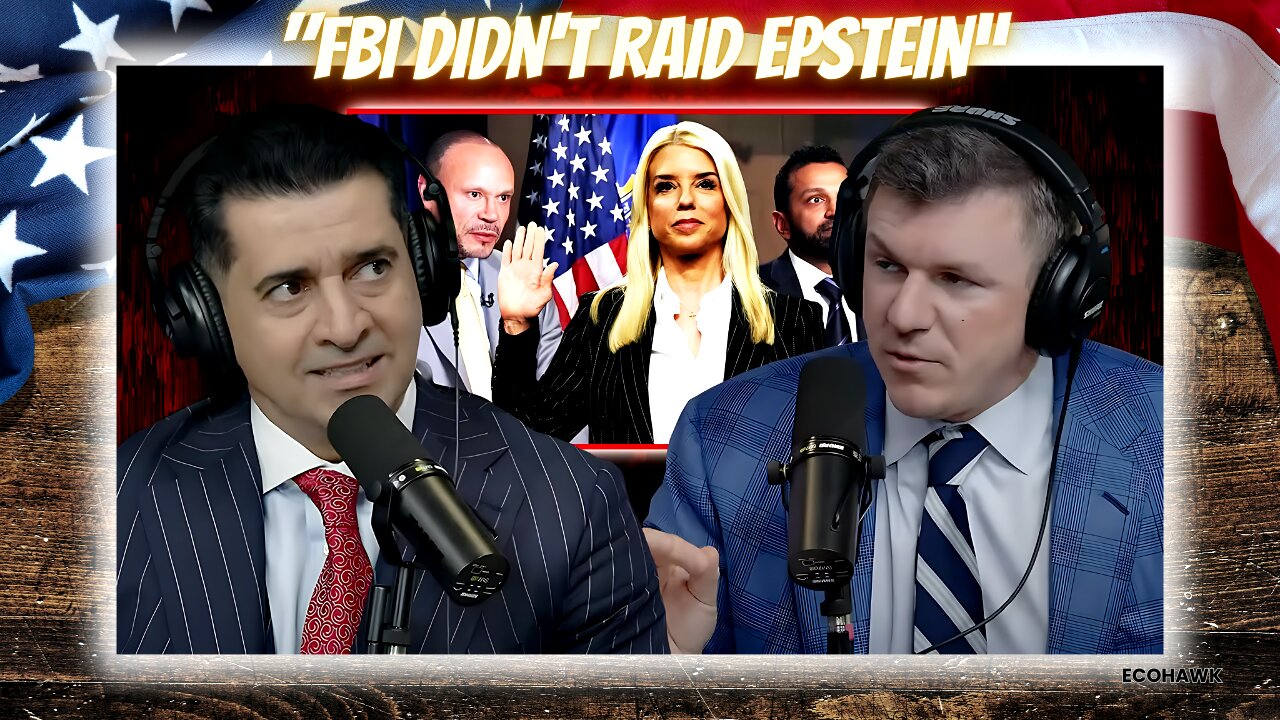 "FBI Didn't Raid Epstein”- James O'Keefe QUESTIONS Kash Patel, Bongino ...