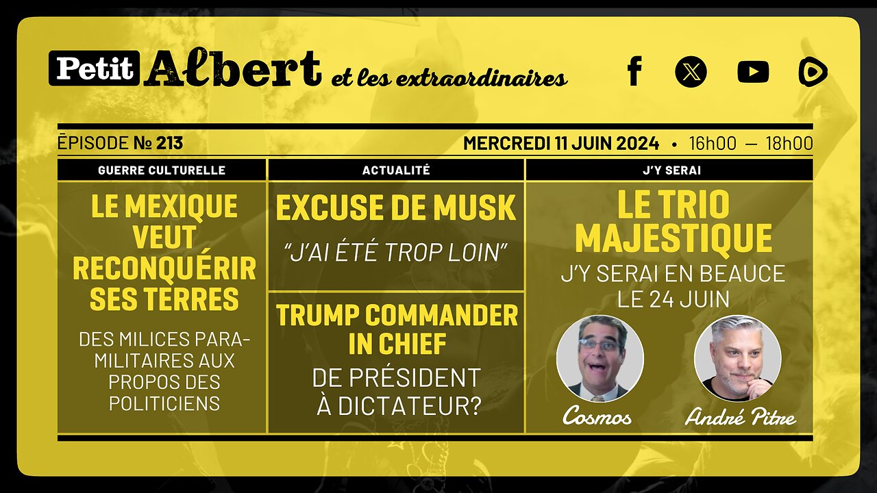 Petit Albert et les extraordinaires Épisode #213 - Avec Cosmos et André ...