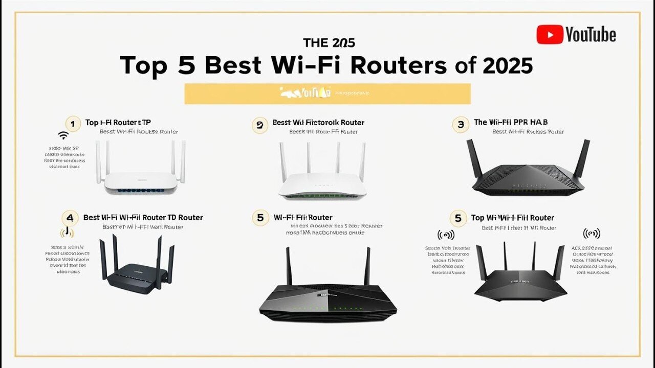 📡🚀 Top 5 Best Wi-Fi Routers of 2025 – Faster, Stronger, Smarter! 🔥📶
