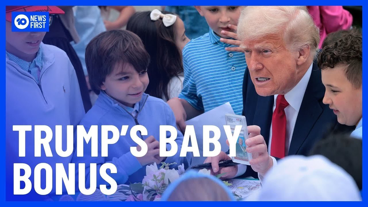 US President Donald Trump Backs ‘Baby Bonus’ Incentive To Combat ...