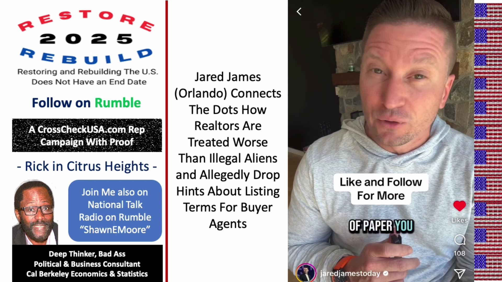Real Estate Trainer Jared James Highlights Illegals Get Better ...
