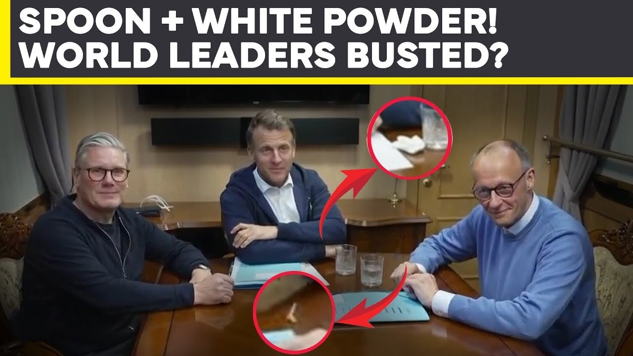 Cocaine Train to Ukraine: Did Macron, Starmer, Merz Snort Cocaine In Kyiv?