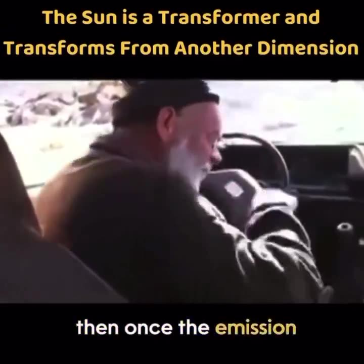 The Sun is a Transformer and Transforms from Another Dimension